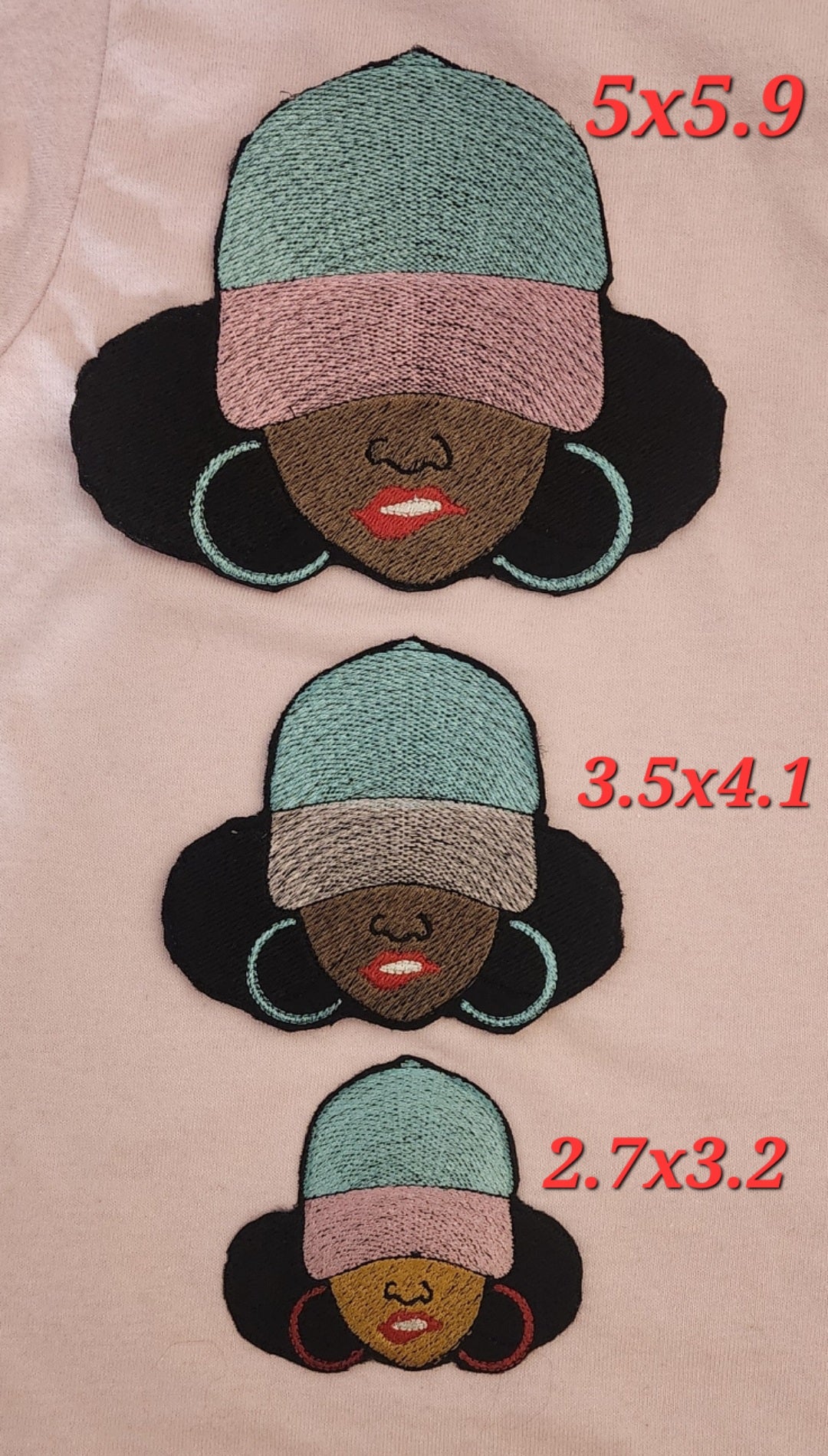Afro Puff Iron On Patch – Cre8tive Tees and More
